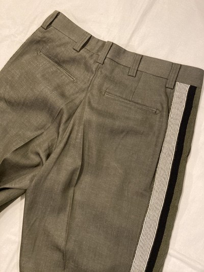 COOHEM (コーヘン) 20-202-017 KNIT SIDELINE PANTS *KHAKI COOHEM (コーヘン) 20-202-017 KNIT SIDELINE PANTS *KHAKI